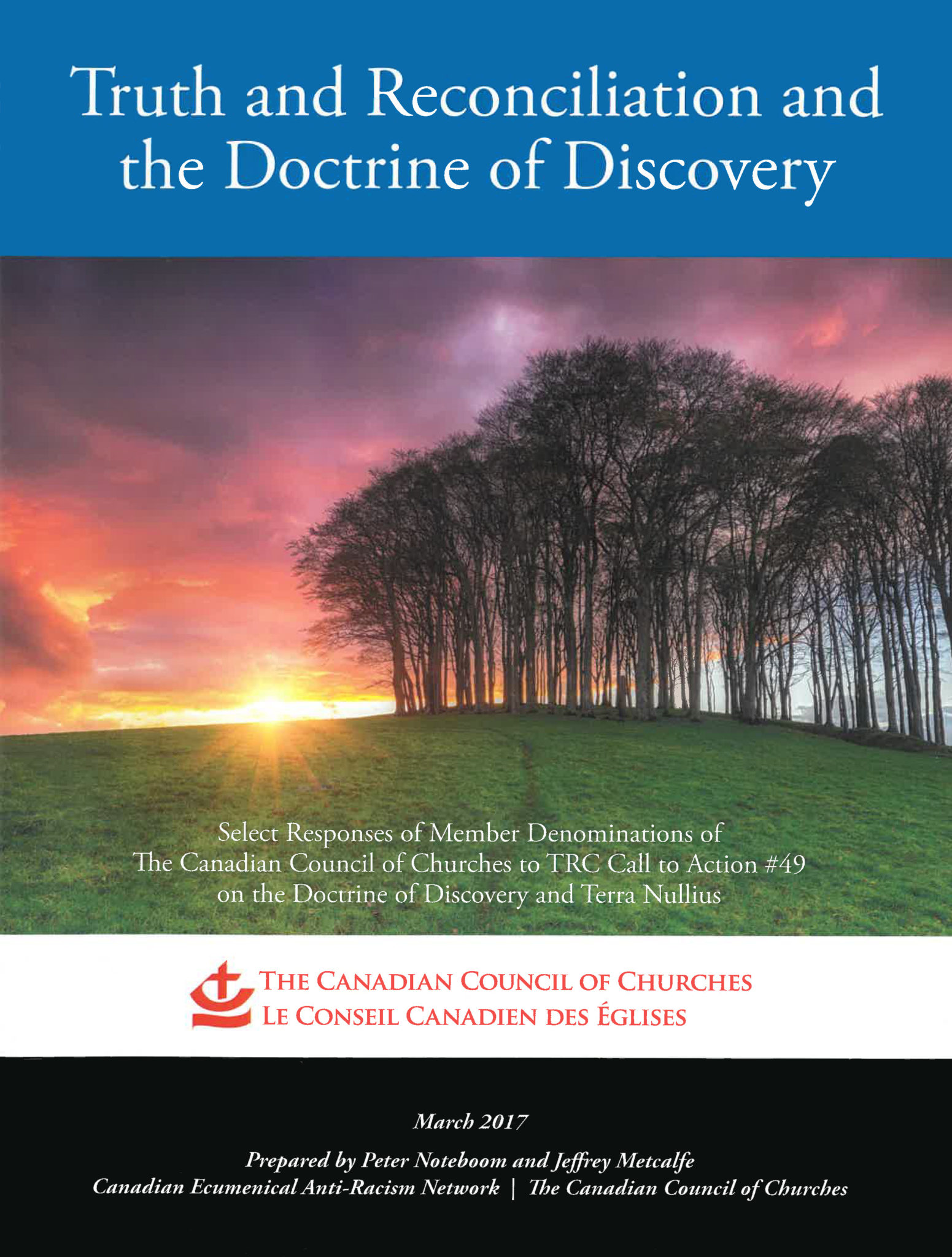 Truth and Reconciliation and the Doctrine of Discovery - The Canadian ...
